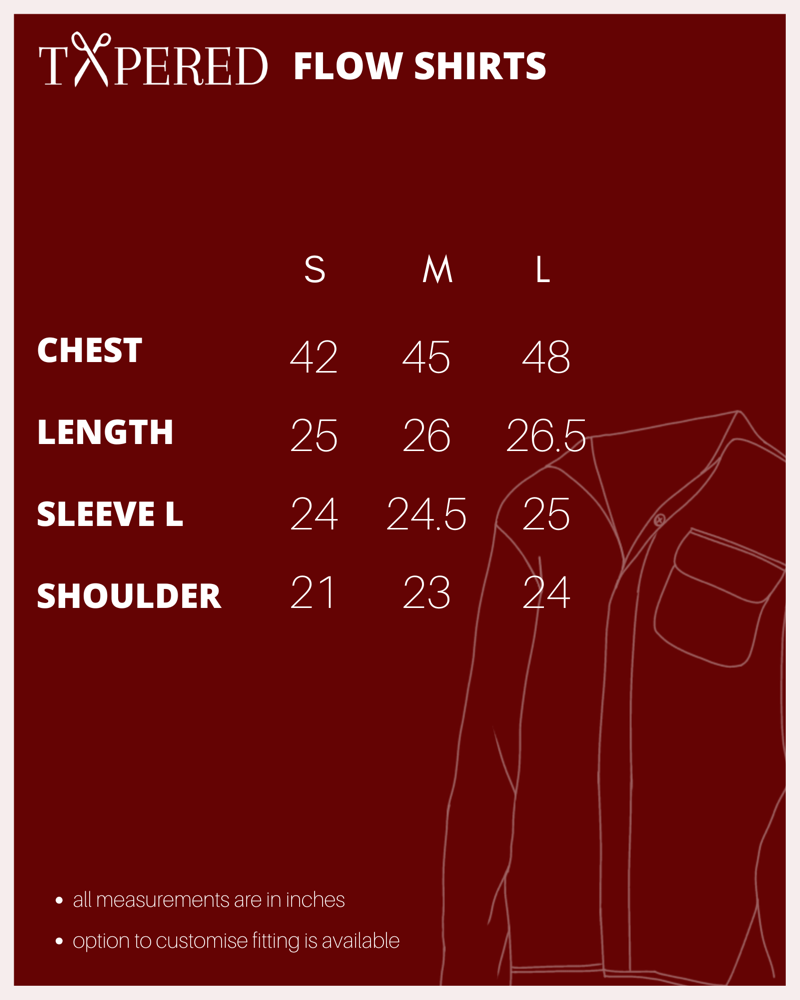 Denim Flow Shirt – Tapered